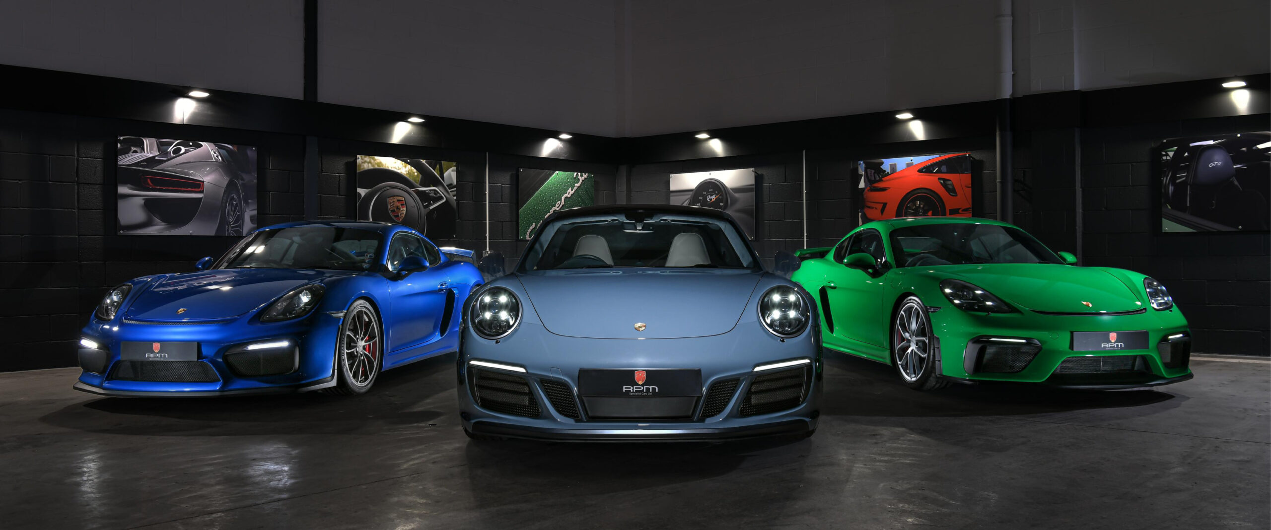 Porsche showroom - RPM Specialist Cars